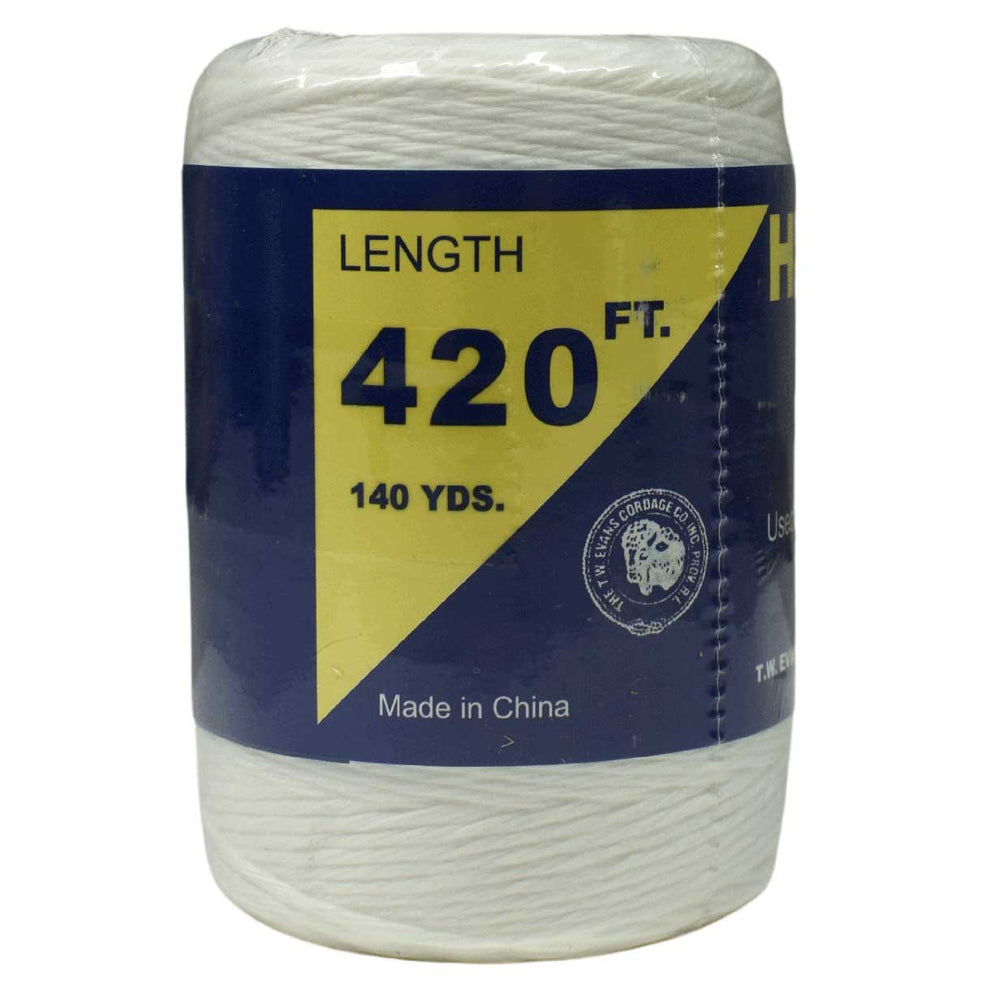 1 mm (3/64") White Kite and Household Cotton Twine 128 m (420 ft)