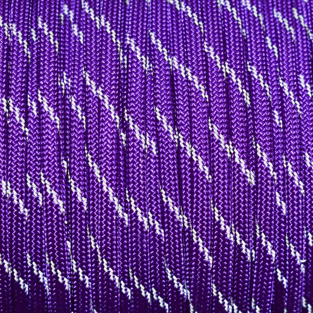 550 Paracord Acid Purple with 3 Reflective Tracers Made in the USA ...
