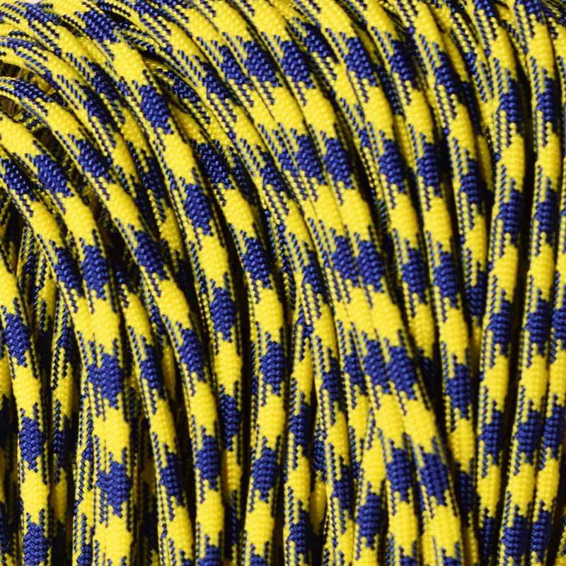 550 Paracord Electric Blue and Canary Yellow 50/50 Made in the USA ...