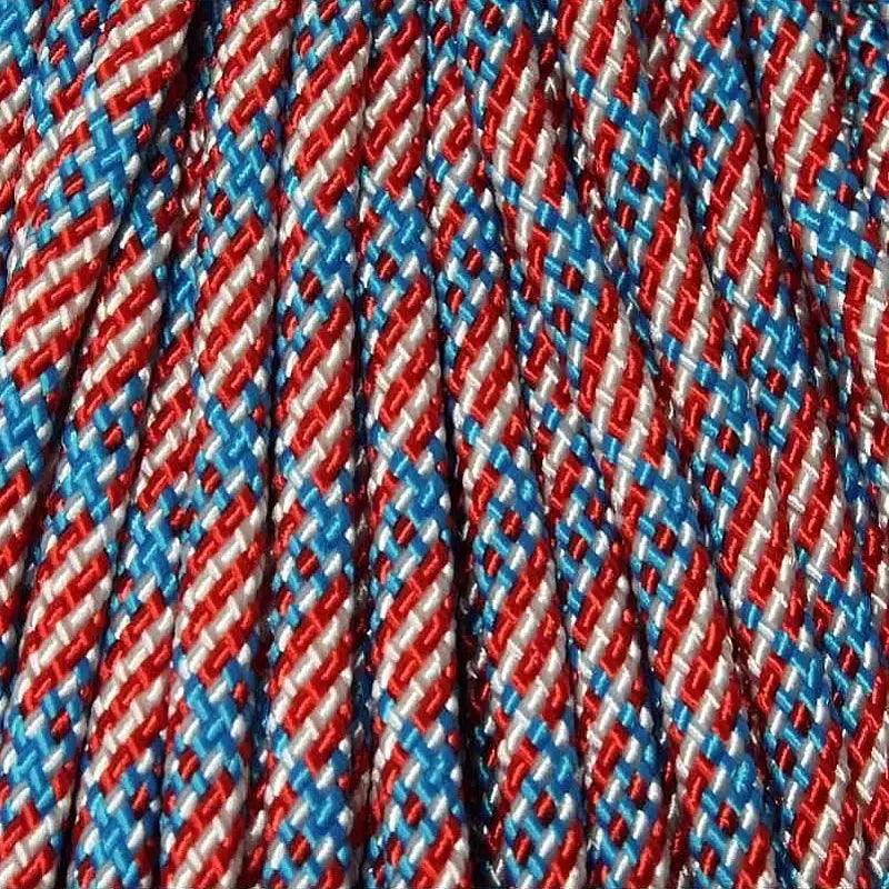 US-made 550 Paracord in multi-colored patterns. Discounted.