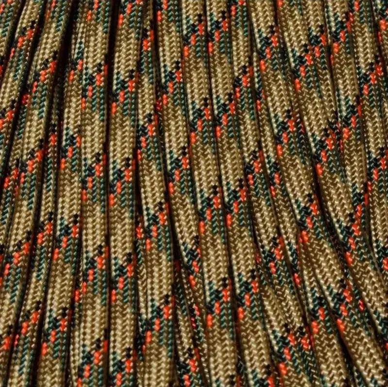 550 Paracord Tree Stand Camo Made in the USA Nylon/Nylon Type 111.