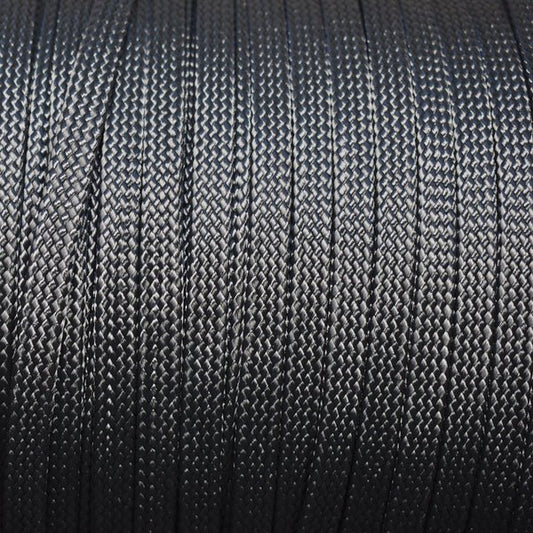 Sinker Line 3/8 Inch Black Coreless Flat Nylon Cord Made in the USA
