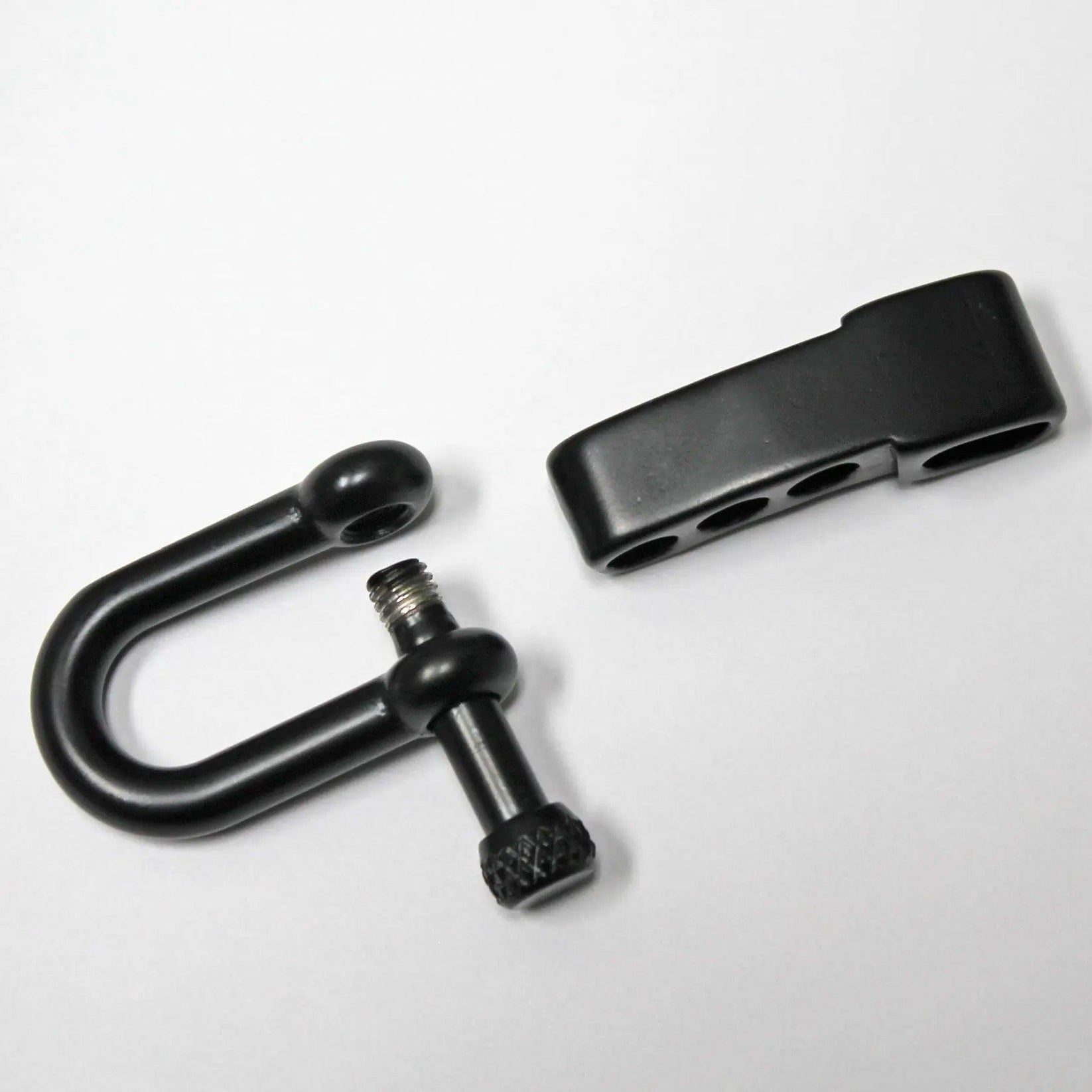 Matte Black Stainless Steel Adjustable U Shackle Knurled Knob ...